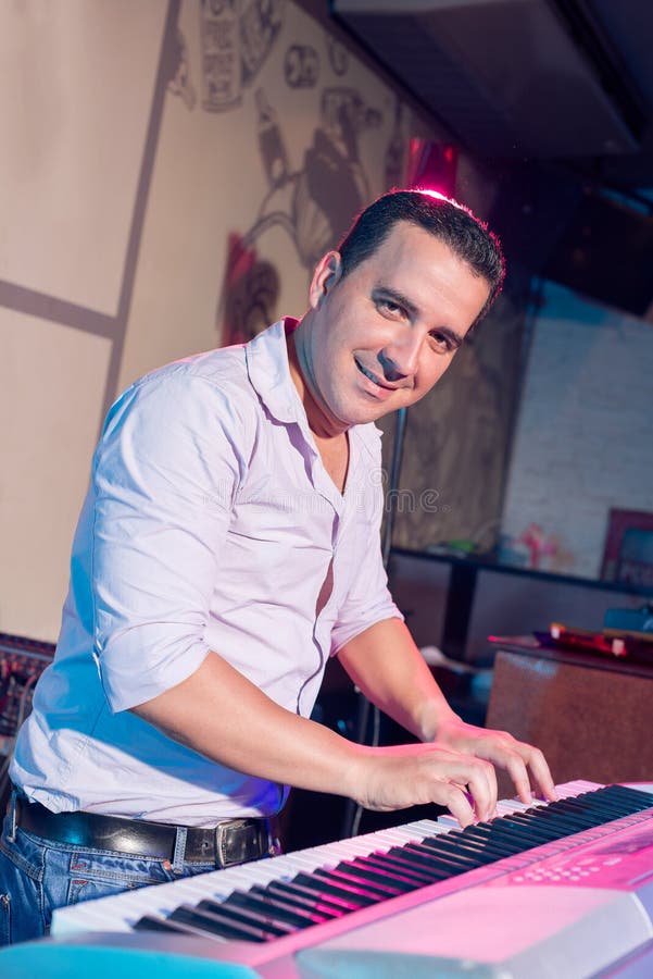 Professional Musician Recording Guitar in Digital Studio at Home, Music ...