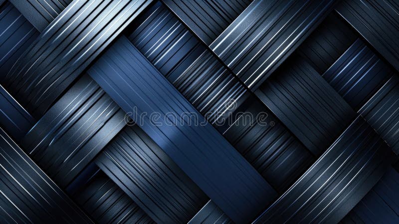 Professional Navy Blue and Silver Abstract Pattern, Intersecting ...