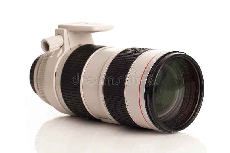Professional Object-glass for Camera Stock Image - Image of close ...