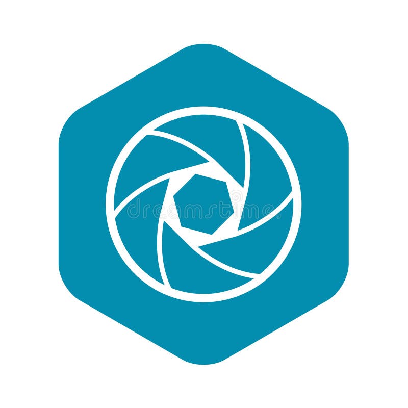 Professional Objective Icon White Stock Vector - Illustration of lens ...