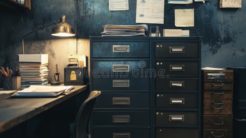 Organized Filing System, with Files and Documents Sorted by Category or ...