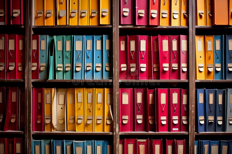 Professional Office Organization Tools. Folders, Paper Clips, Binders ...