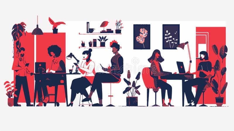 Professional Office Work Scenes with Colleagues and Workers Stock ...