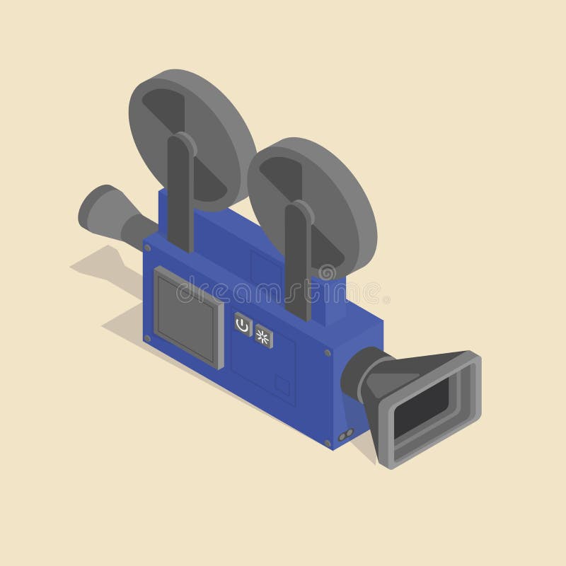 Isometric Film Making Stock Illustrations – 225 Isometric Film Making ...