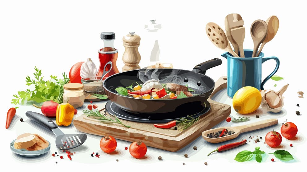 Cooking Tutorial Stock Illustrations – 3,799 Cooking Tutorial Stock ...