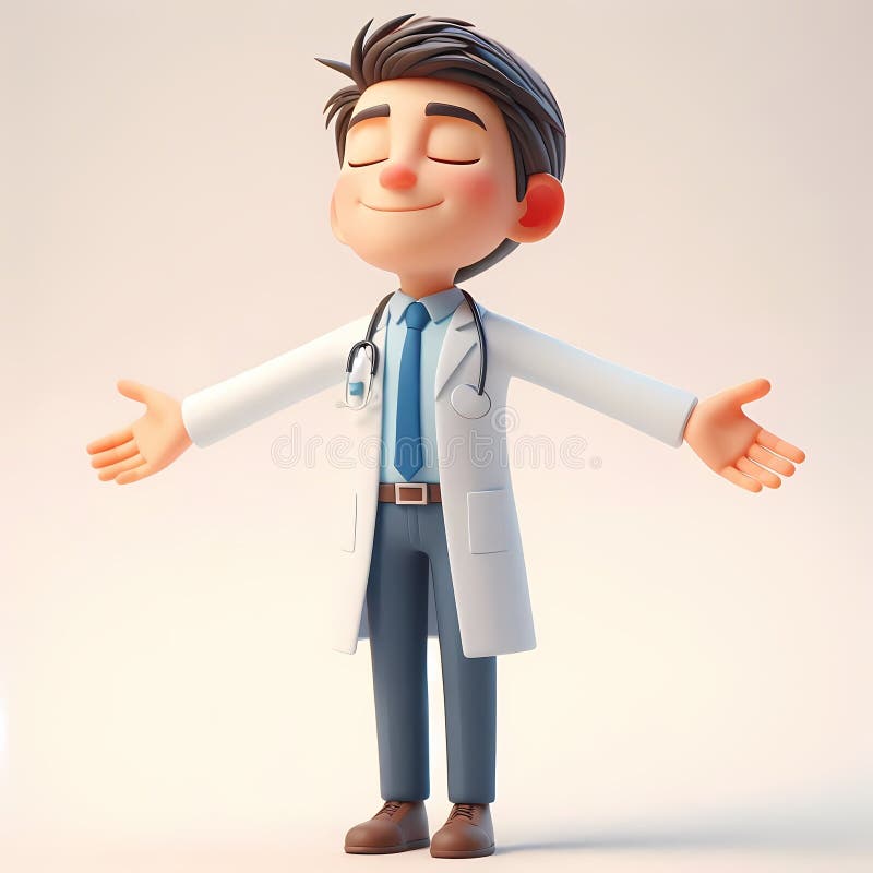 Professional with Open Expression Stock Illustration - Illustration of ...