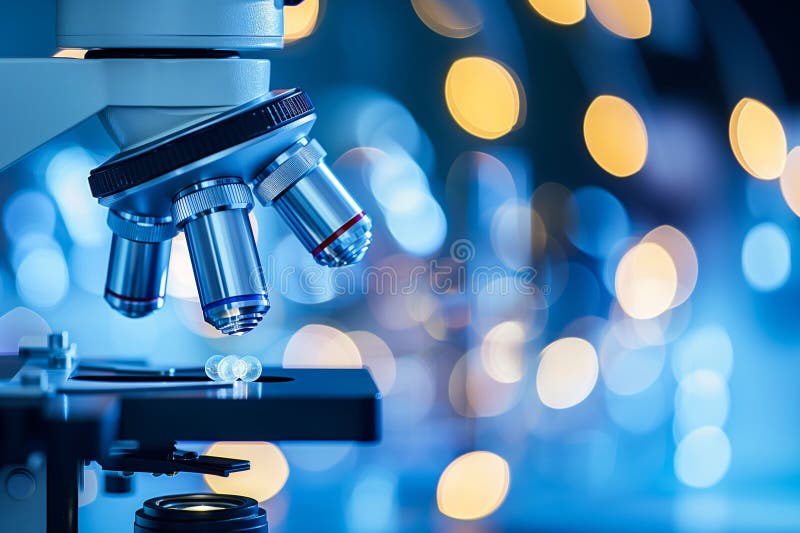 Professional Optical Microscope is Being Used for Scientific Research ...