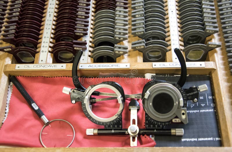 Professional Optometrist Diopter Tool Stock Image - Image of ophthalmic ...