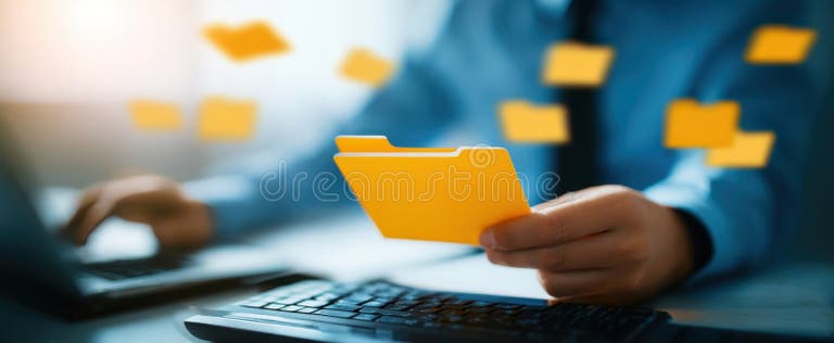 The Professional Organization of Documents in a Modern Office Workspace ...