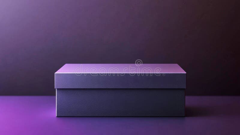 Professional Packaging Concept with Grey Rectangular Box and Soft ...