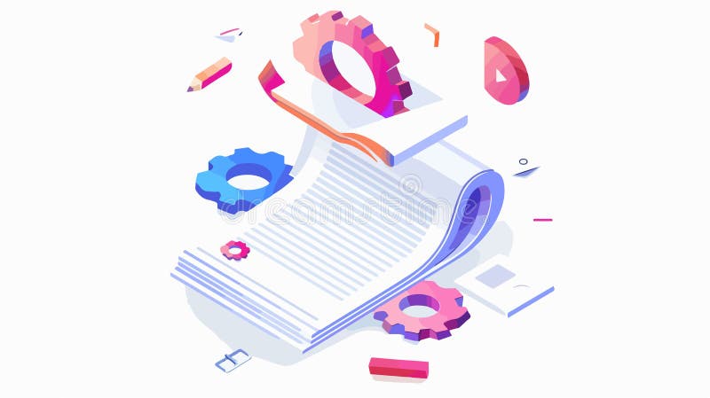 Professional Paper Document Refresh and Update Icon with Outline Design ...