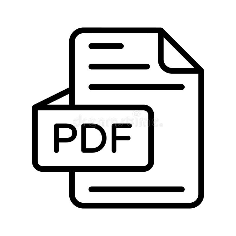 Pdf file stock vector. Illustration of vector, icon - 333947087