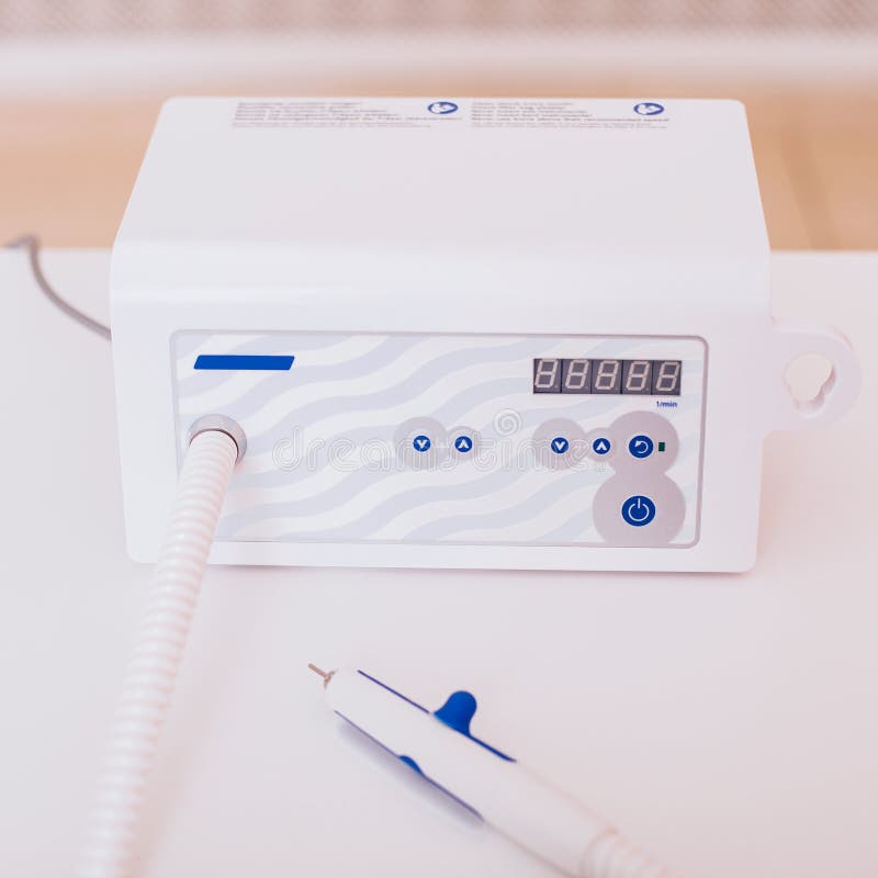 Professional Pedicure Equipment for Feet and Nails Care Stock Photo ...