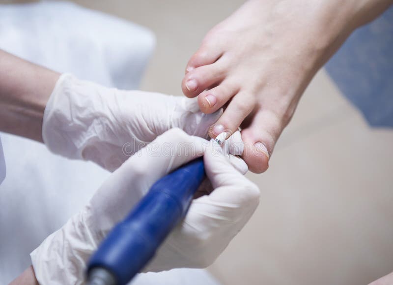 Professional pedicure stock image. Image of master, moisture - 85799147