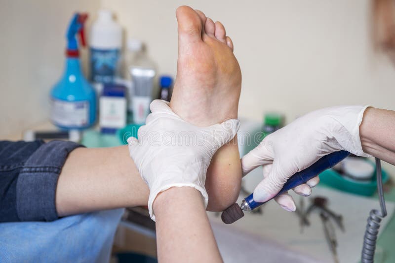 Professional pedicure stock photo. Image of hygiene, device - 85799266