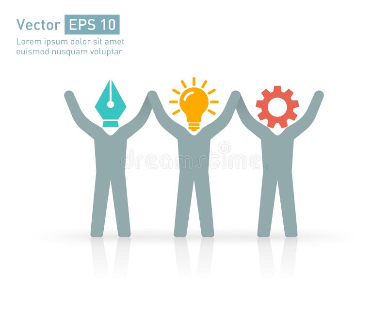 Expert People Team Workers Diverse Skills Experience Expertise Stock ...