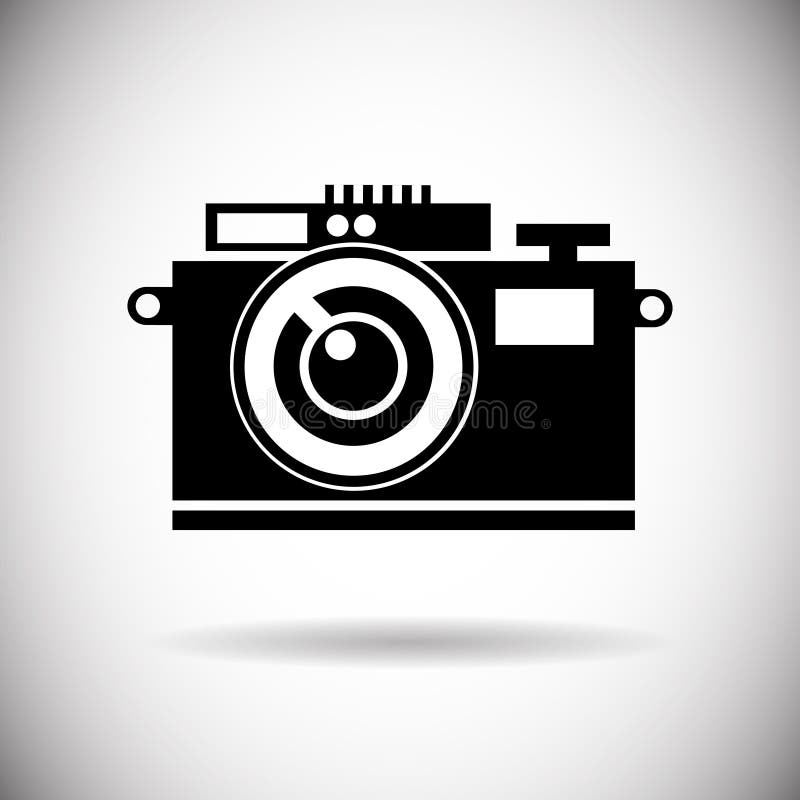 Professional Photo Camera Web Icon Stock Vector - Illustration of ...
