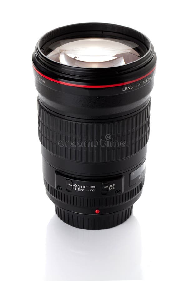DSLR zoom lens stock photo. Image of electronics, lens - 10515238