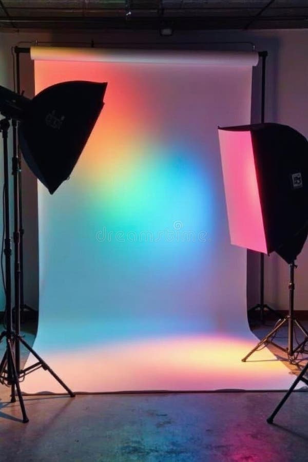 Professional Photo Studio Setup with Equipment, Commercial ...
