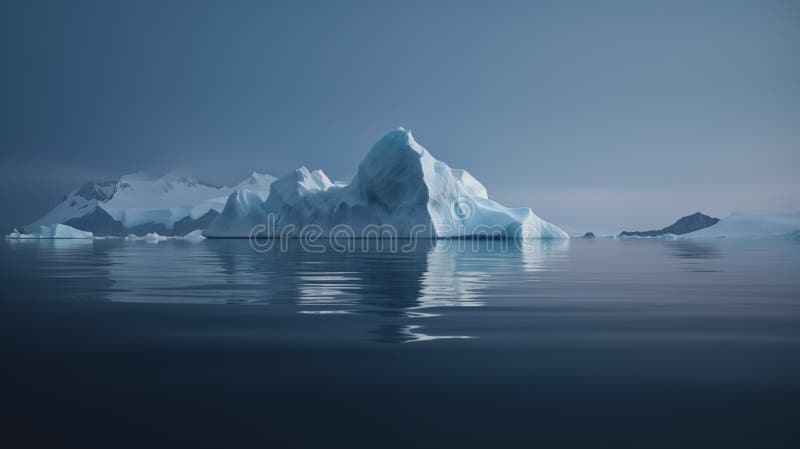 Professional Photograph of Iceberg Floating in Arctic Waters. Stock ...