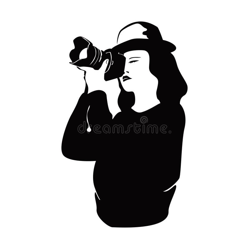 Professional Photograph Silhouette Logo Design Stock Vector ... Professional Photograph Silhouette Logo Design Stock Vector ...