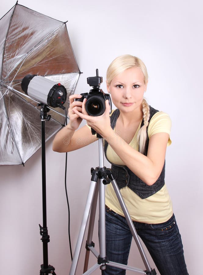 Professional photographer stock photo. Image of face - 27321754