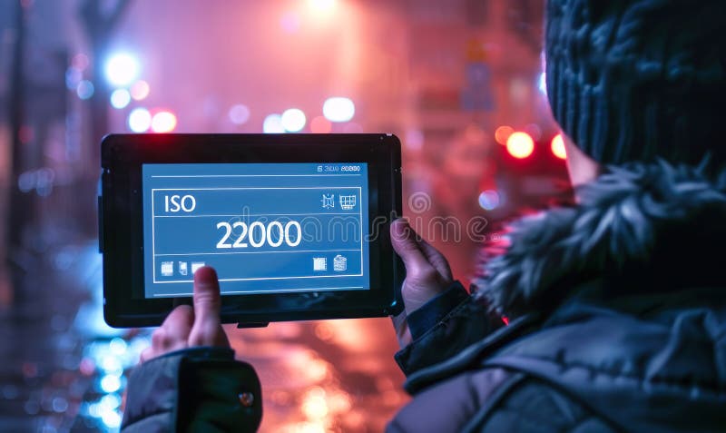 Professional Photographer or Videographer Holding Digital Tablet ...