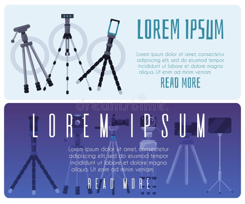 Assorted Tripods Stock Illustrations – 4 Assorted Tripods Stock ...