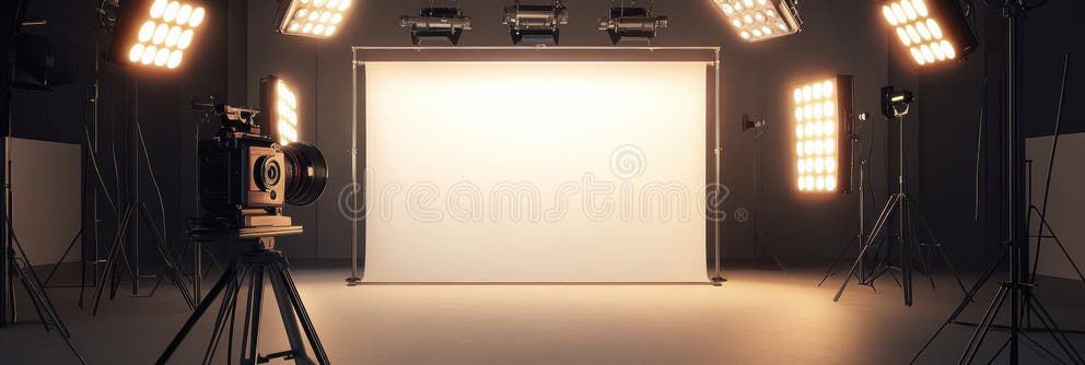 Professional Photography Studio with Bright Lighting and Backdrop for ...