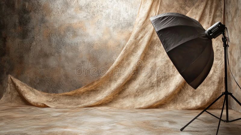 Professional Photography Studio with Soft Lighting Setup Stock Image ...