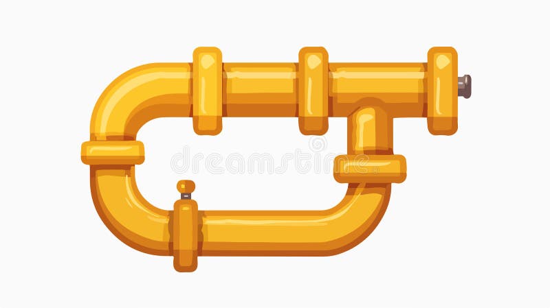 Professional Pipe Symbol Vector Illustration for Plumbing Projects and ...
