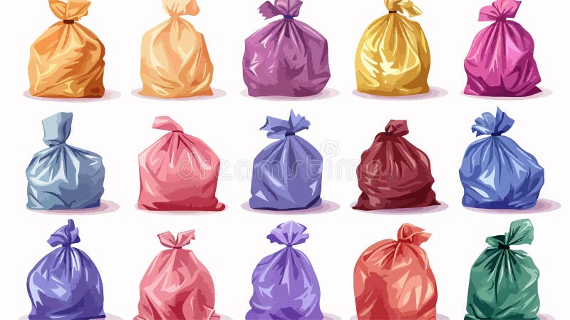 Professional Plastic Garbage Bags for Waste Management in a Neatly ...