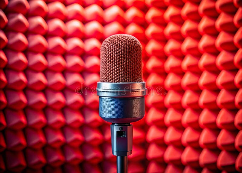 Professional Podcast Studio Microphone Wallpaper Immersive Background ...
