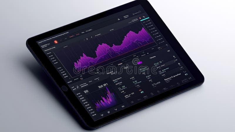 Professional Portfolio Dashboard Showcasing Real Time Data Bright ...