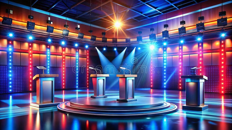 Professional Presentation Stage for Captivating Public Speaking and ...