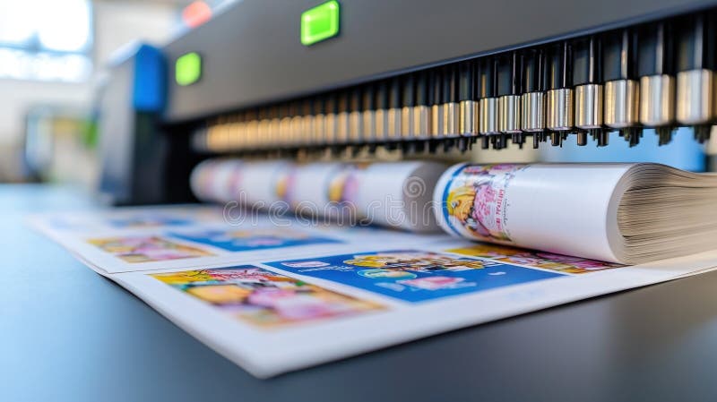 Professional Printing Machine Technology Vibrant Prints in a ...