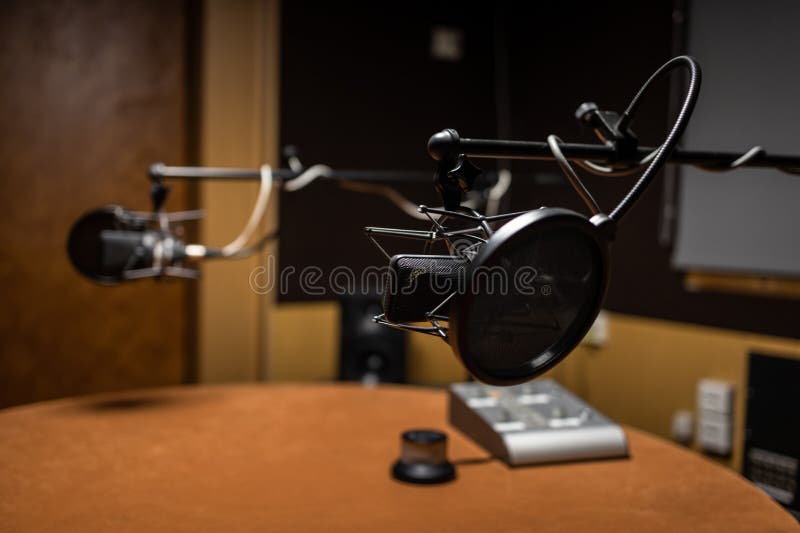 Professional Recording Studio with Technical Equipment Stock Photo ...
