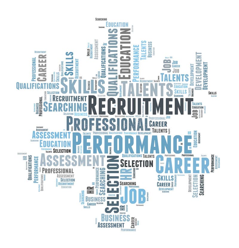 Professional recruitment stock illustration. Illustration of selection ...
