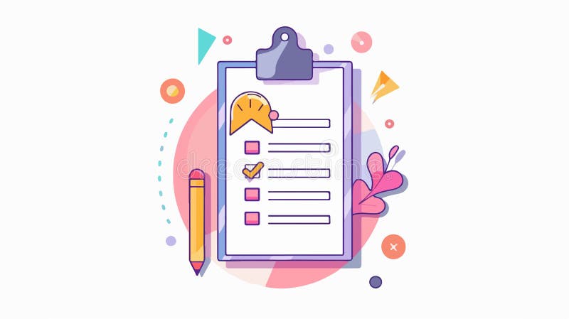 Professional Report Card Icon for Assessment Related Projects Stock ...