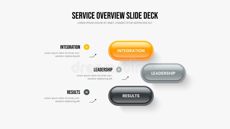 Professional Report Three Element Infographic Slideshow Design. Stock ...