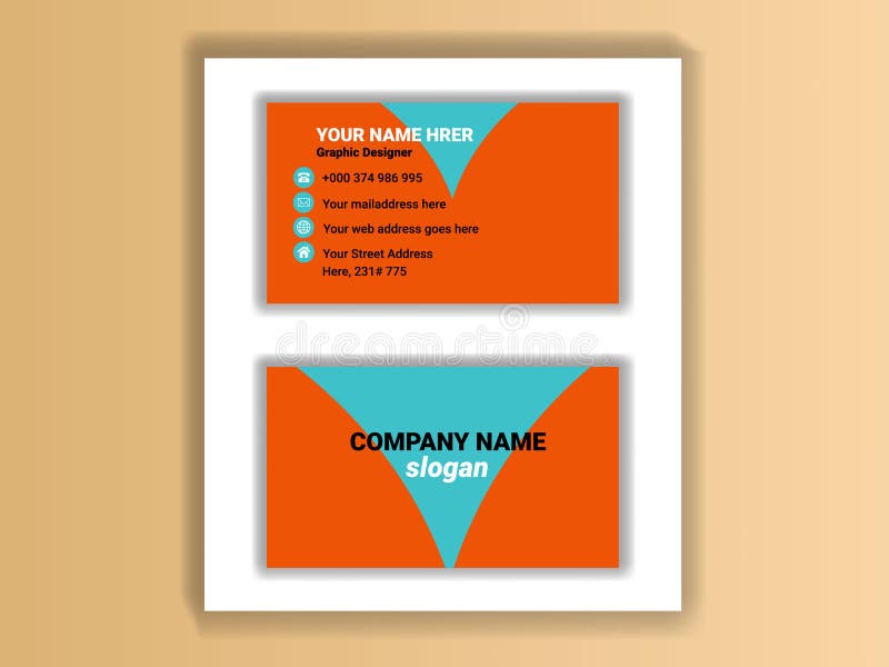 Professional Rounded Corner Unique and Modern Shapes Business Card ...