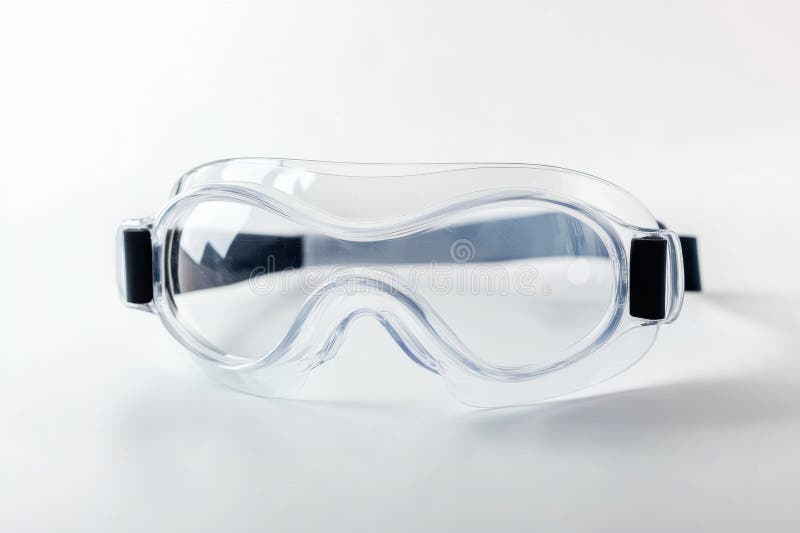 Professional Safety Goggles Isolated on a Clean White Background with ...