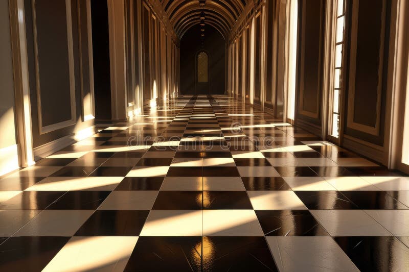 Professional Scene Featuring a Repetitive Layout Pattern. Stock ...