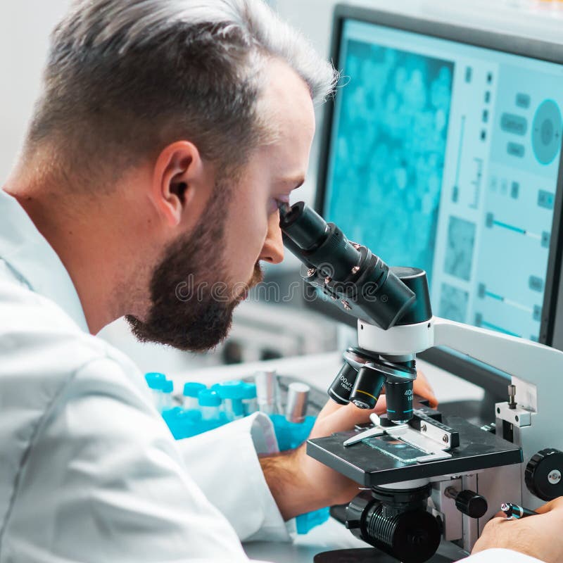 Professional Scientist Is Working On A Vaccine In A Modern Scientific Research Laboratory