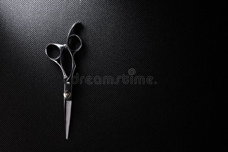 Professional Scissors on Black Background Stock Photo - Image of barber ...