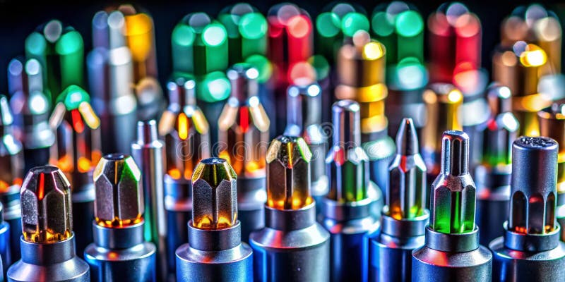 Professional Screwdriver Bit Set CloseUp a Comprehensive Collection of ...