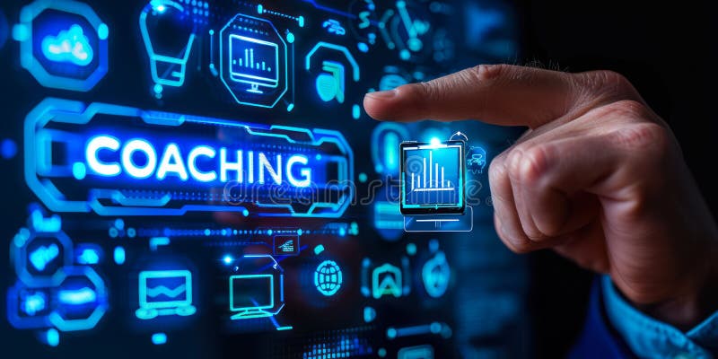 Professional Selecting Coaching Service on Interactive Virtual Screen ...