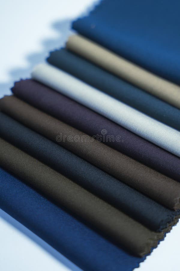 Professional Set of High-Quality Fabric Swatches Stock Image - Image of ...