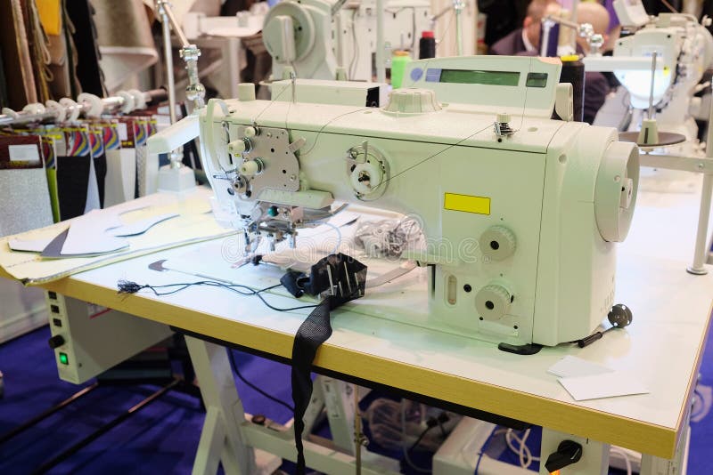 Professional Sewing Machine Stock Image - Image of spool, ribbon: 48287579