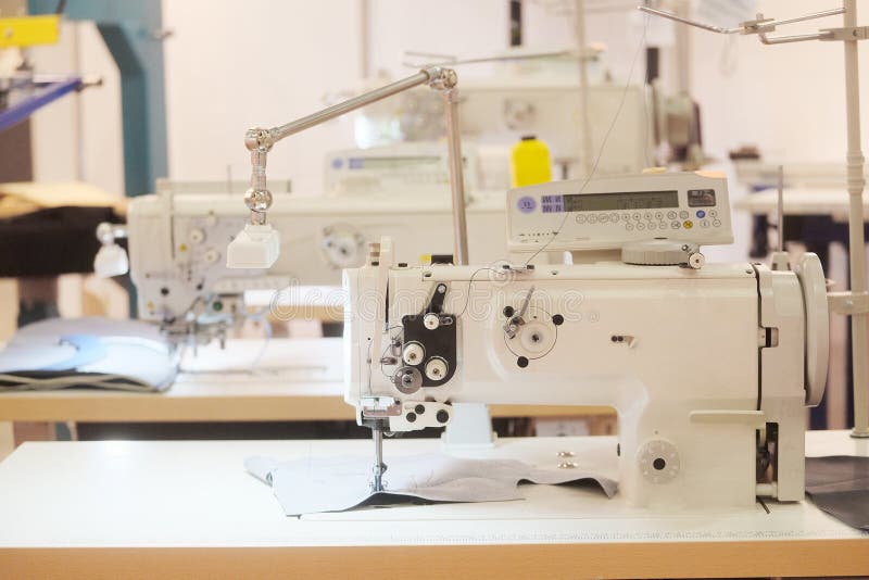 Professional Sewing Machine Stock Image - Image of equipment, crafts ...